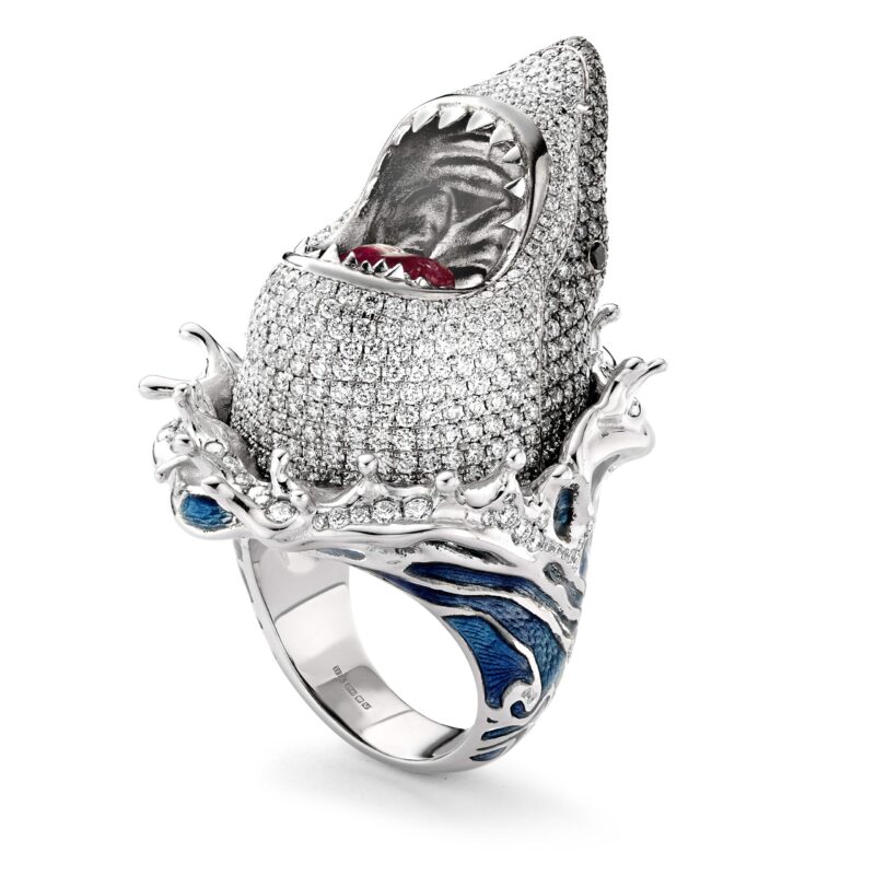 Great White Shark Ring - Theo Fennell Ltd
